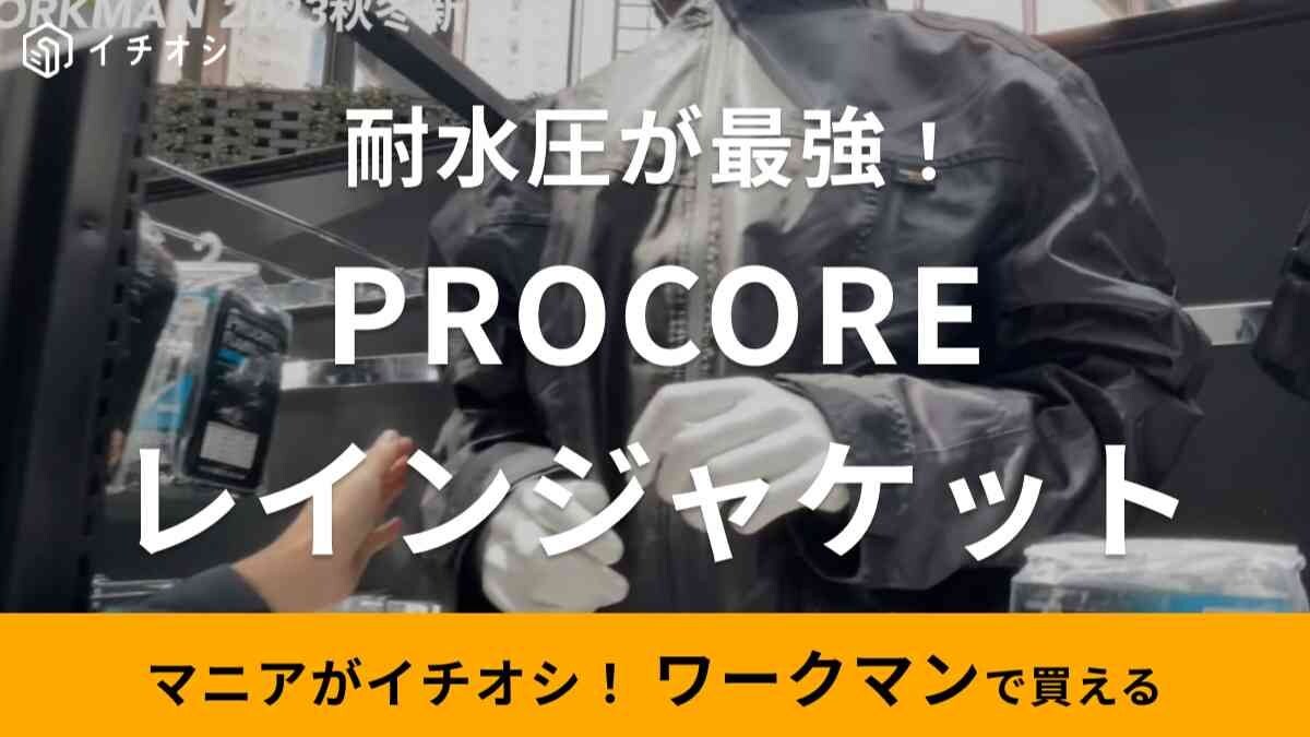 【ワークマン】「プロコアレインジャケット」は暴風雨でも負けないタフすぎる雨具！秋雨やキャンプにも | イチオシ | ichioshi
